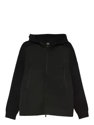 BOSS Hooded Zip-up Jacket - Black