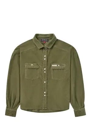 AMUNDSEN Wild Velvet Shirt - Olive