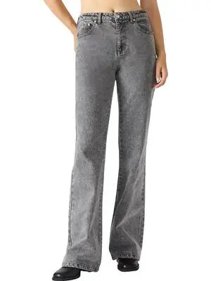 Steve Madden Irys Bootcut Jeans - Fog