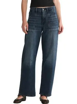 Warp + Weft Soft Curve Barrel Jeans - Saturday Night