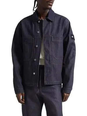 Stone Island Denim Jacket - Vj200 Indigo Denim-raw