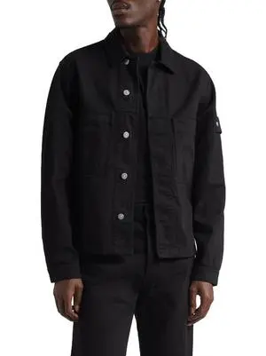 Stone Island Cotton Canvas Jacket - V0029 Black