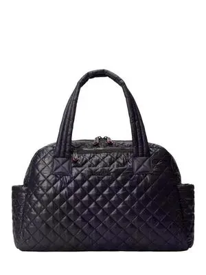Mz Wallace Jimmy Deluxe Quilted Luggage - Black