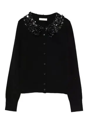 Ulla Johnson Sequin-embellished Cardigan - Black