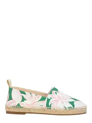 Maison Kitsuné Floral Design Espadrilles - Green