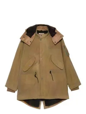 BARACUTA Waxed Parka - Brown