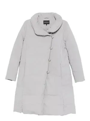 Emporio Armani Off-centre Padded Coat - Grey