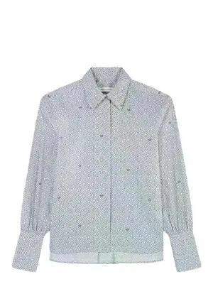 Maison Kitsuné Foulard-print Shirt - White