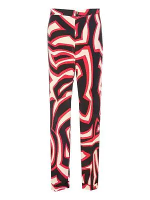 Emilio Pucci Printed Trousers - Black