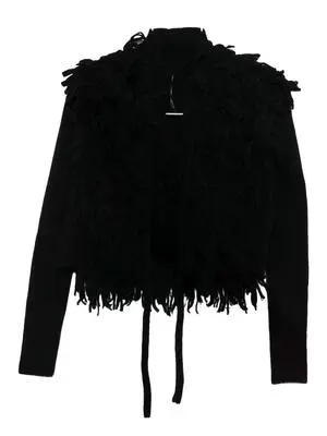 MASNADA Fringed Cardigan