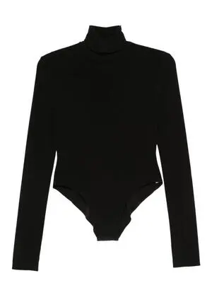 Norma Kamali Turtleneck Bodysuit - Black