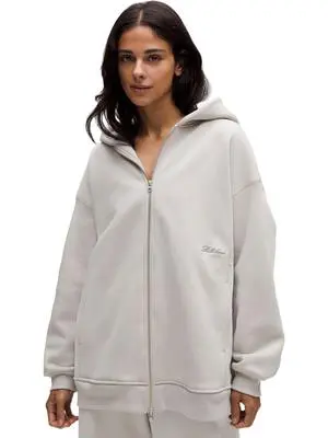 Lululemon Ultra Oversized Full-zip Hoodie - Dove Grey