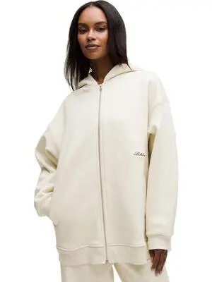 Lululemon Ultra Oversized Full-zip Hoodie - Light Ivory
