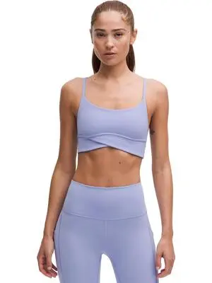Lululemon Wunder Train Strappy Wrapped Bra - Dusty Lilac