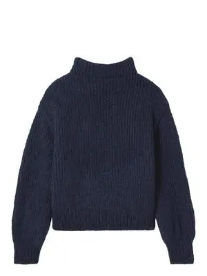 Suzie Kondi Ribbed Cashmere Sweater - Blue