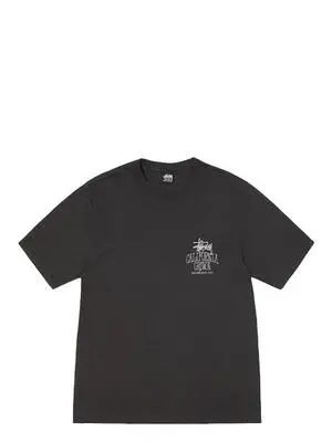 StÜssy Cali Grown Pigment Dyed Tee Shirt - Faded Black