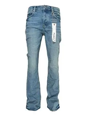 PURPLE BRAND P004ffwl425 Flare Worn Jean - Indigo