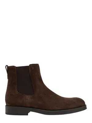 TOD'S Suede Chelsea Boots - Brown