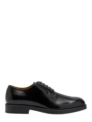 TOD'S Lace-up Leather Derby Shoes - Black