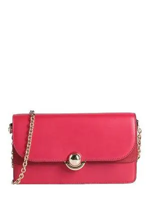 Furla Leather Crossbody Flap Bag - Red