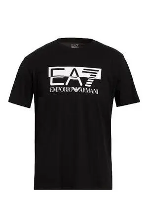 EA7 T-shirt Size Cotton - Black