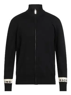 John Richmond Cardigan In Viscose, Polyester, And Nylon - Black