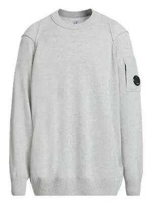 C.P. COMPANY Lightweight Knit Sweater - Grey