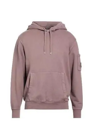 C.P. COMPANY Cotton Fleece Hooded Sweatshirt - Beige