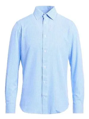 Scotch & Soda Shirt Azure Size Polyester, Elastane - Blue