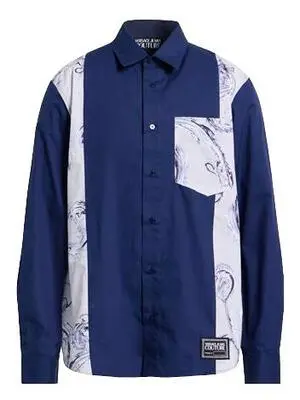 Versace Shirt Size Cotton - Blue