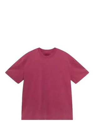 StÜssy Garment Dyed Short Sleeve Tee Shirt - Plum