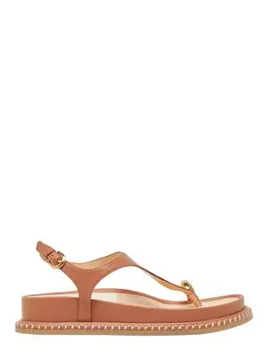 DOLCEVITA Stefan Leather Sandals Saddle Leather