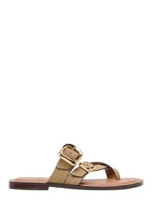DOLCEVITA Shore Buckled Sandals - Taupe Suede