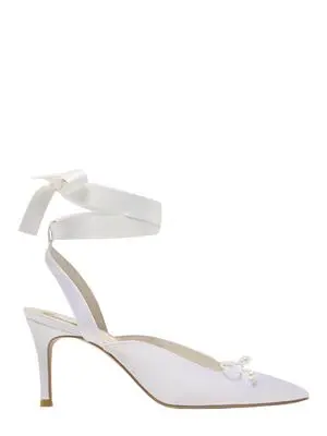 DOLCEVITA Efora Stiletto Heels - True White Satin