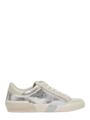 Dolce Vita Zina Sneakers - Chrome Distressed Leather