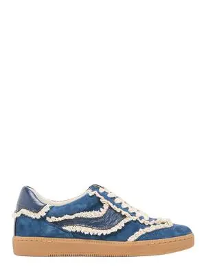 DOLCEVITA Notice Lace Sneakers - Navy Suede