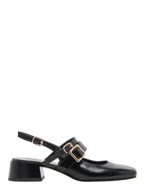 DOLCEVITA Patzy Heels Midnight Crinkle Patent Leather