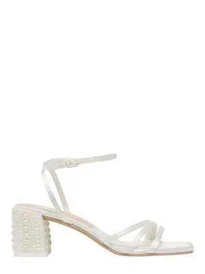 DOLCEVITA Ysabel Pearl Heels - True White Satin