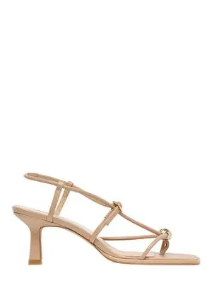 DOLCEVITA Mylee Strappy Heels - Light Tan Leather