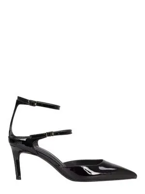 BOSS Patent Leather Buckled Pumps - Black