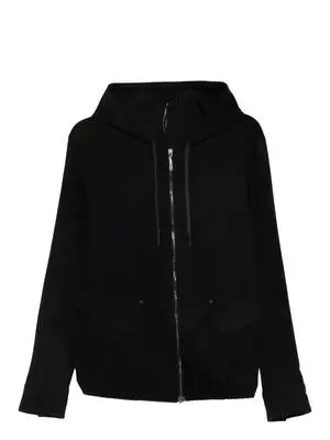 Masnada Zip-up Hooded Jacket - Black