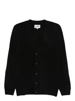 MC2 SAINT BARTH Wool Cardigan Black