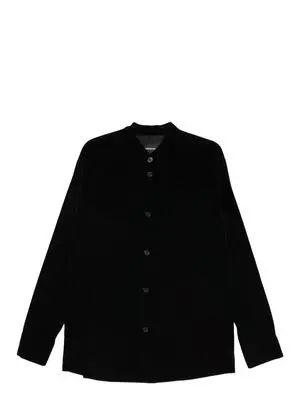 Emporio Armani Long-sleeve Button-up Shirt - Black