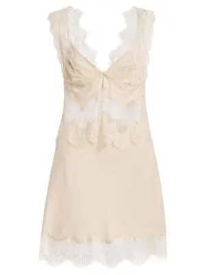 THIRD FORM Visions Lace Mini Dress - Ivory