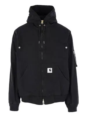 Sacai X Carhartt Wip Jacket - Black