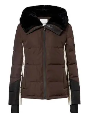 YVES SALOMON 64cm Down-filled Jacket - Brown