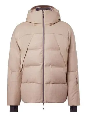 Sease Nordend Wool-blend Down Ski Jacket - Beige