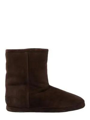 Balenciaga Alaska Soft Suede Ankle Boots - Brown