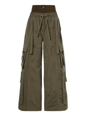 Dolce & Gabbana Layered Cargo Pants - Green
