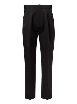 Zegna Wool Suit Pants - Black